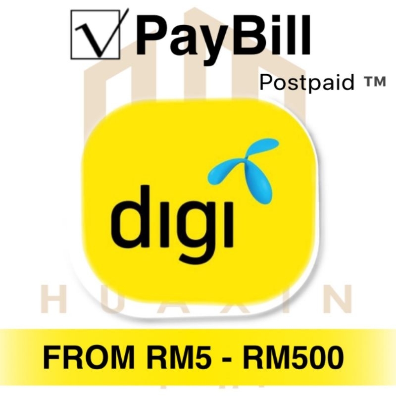 DiGi Postpaid Bill Payment (Instant Bill) | Shopee Malaysia