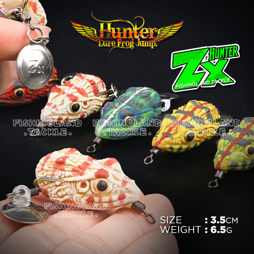 Hunter ZX Soft Frog 2023 | 3.5cm / 6.5g | Katak Tiruan Getah Casting ...