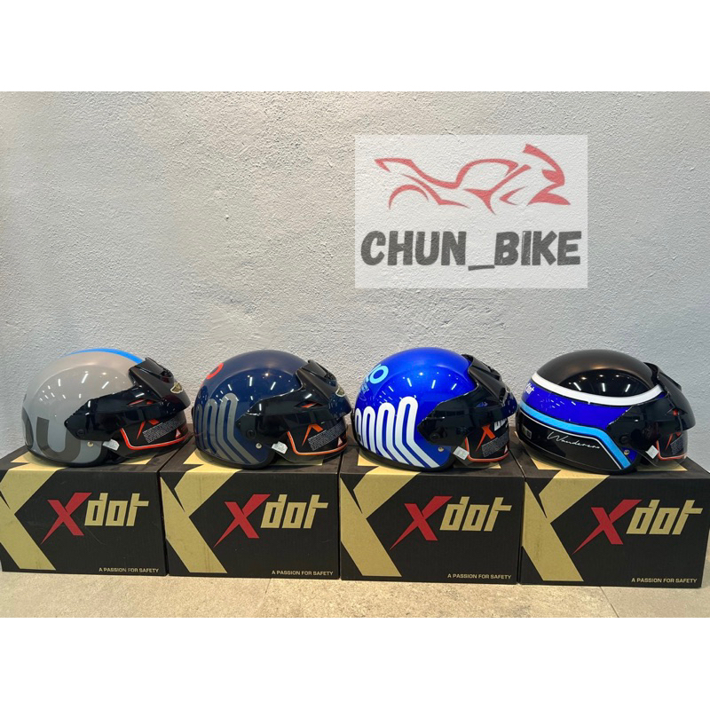 Xdot XDOT G118 3/4 Helmet Steng Helmet Kura Kura Separuh SIRIM with ...