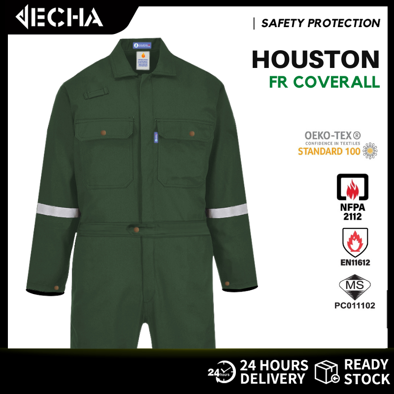 Houston Fire Resistance Coverall (FRC) PPE SIRIM DOSH APPROVED | Shopee ...