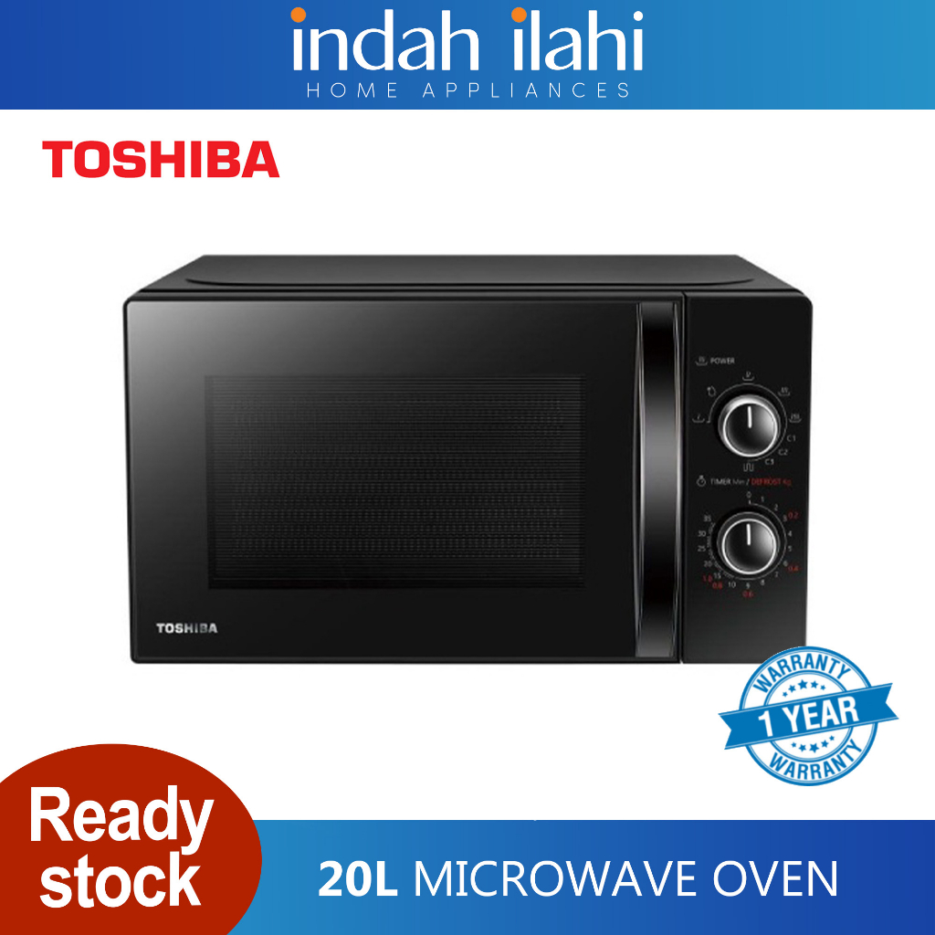 Toshiba 20L Microwave Oven With Grill MW-MG20P(BK) | Shopee Malaysia