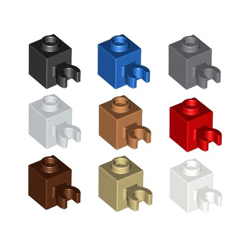 [Ready Stock] 30241. Original Lego Parts : Brick, Modified 1 x 1 with ...