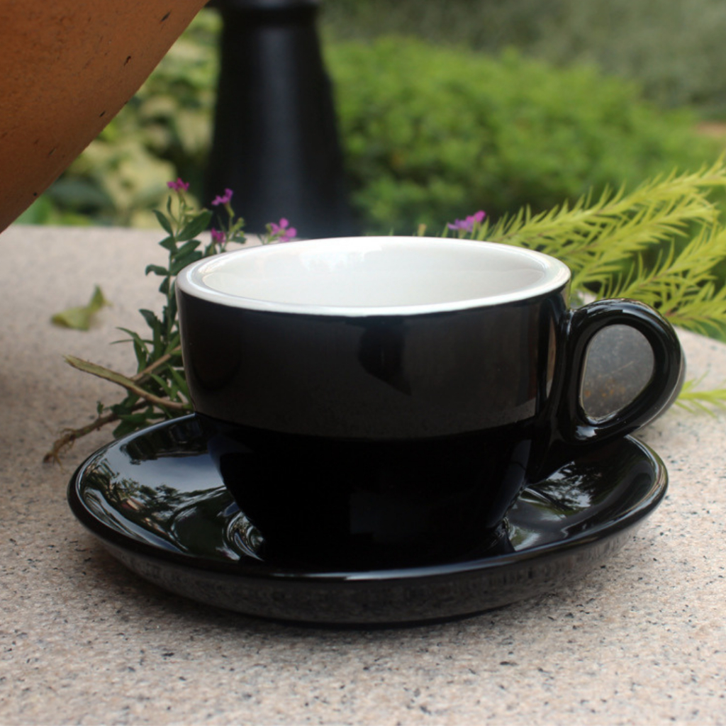 190ml Ceramic Coffee Cup & Saucer|| Coffee Latte & Espresso Cup Set ...