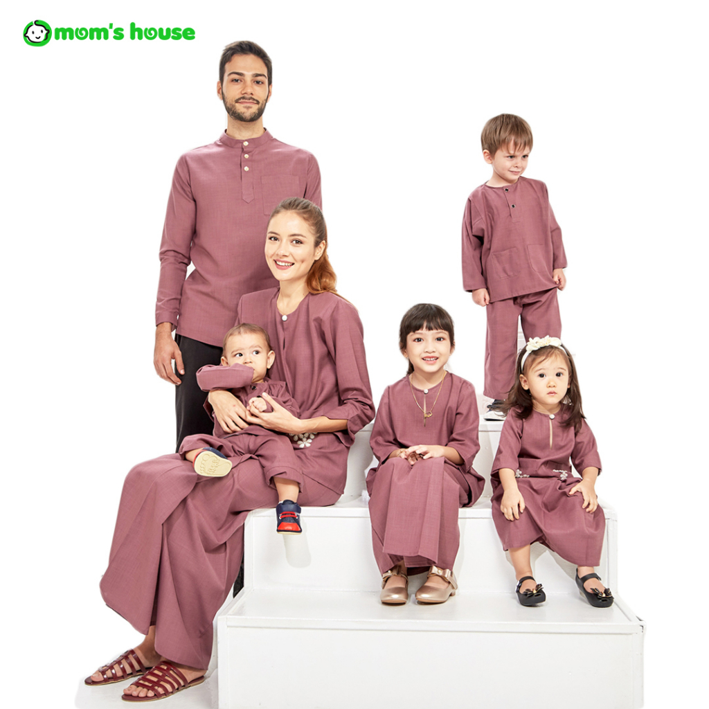 Baju Raya By Laboo Set Family Sedondon 15 Warna - Dusty Purple/Purple ...