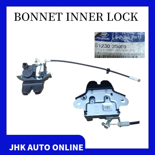 HYUNDAI SONATA YF BONNET INNER LOCK REAR ORIGINAL HYUNDAI 81230-3S000 ...