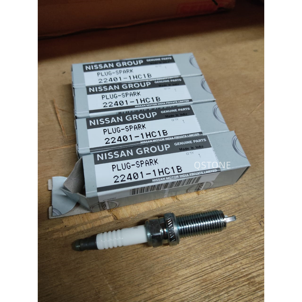 NISSAN ALMERA -100% ORIGINAL SPARK PLUG SET (1SET 4PCS) 22401-1HC1B ...