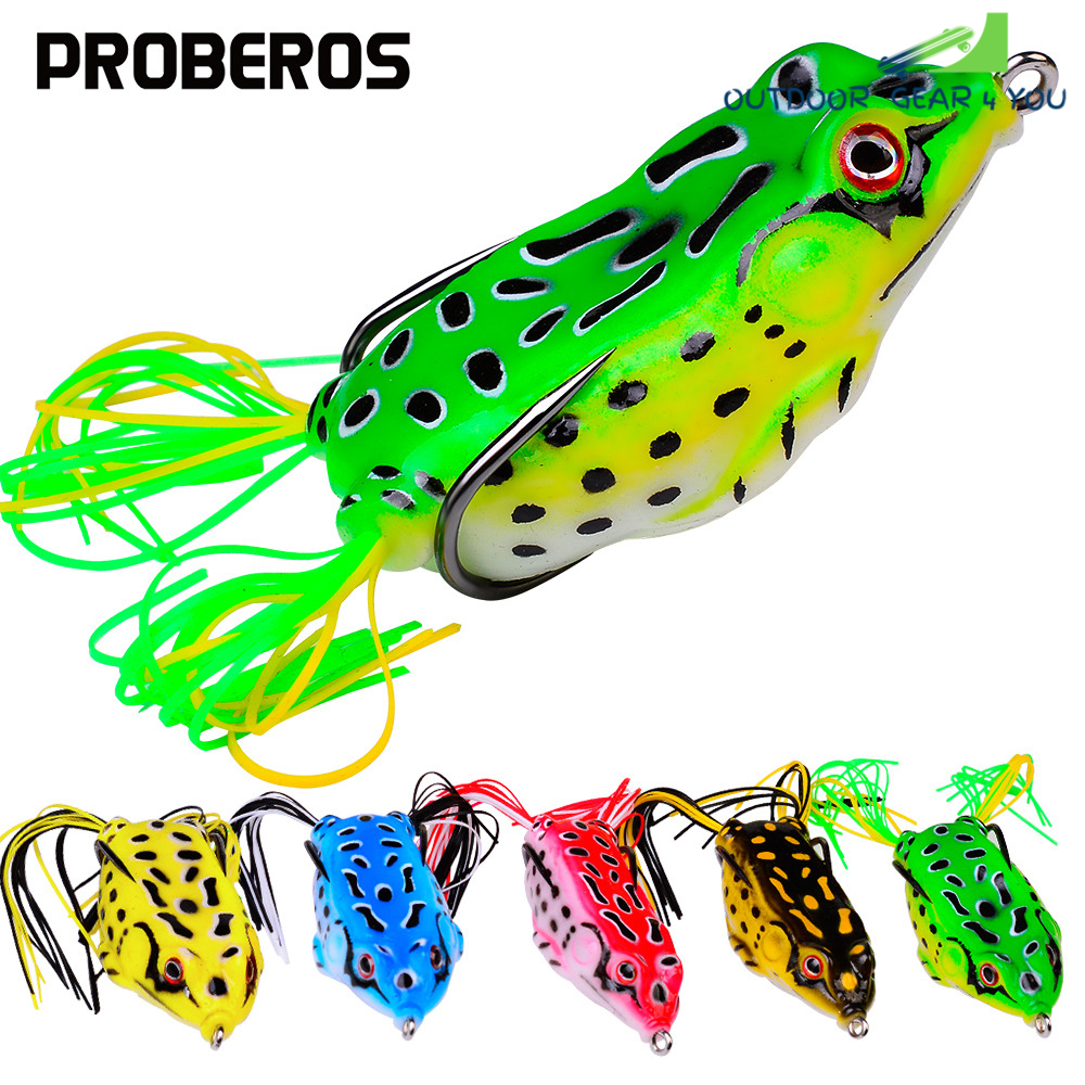 PROBEROS Jump Frog Lure Snakehead Killer Topwater Fishing Lures Ikan ...
