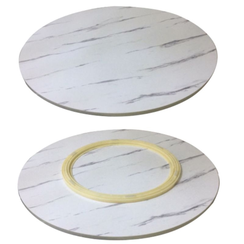 🔥Readystock 60cm 4colors Rotating Round Turn Table Dining Table ...