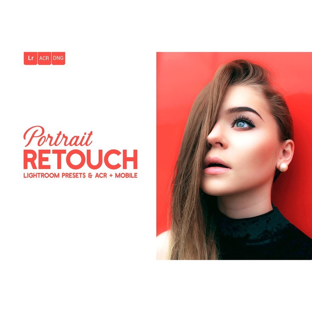 Portrait Retouch Lightroom Presets | Desktop + Mobile | Preset | Shopee ...