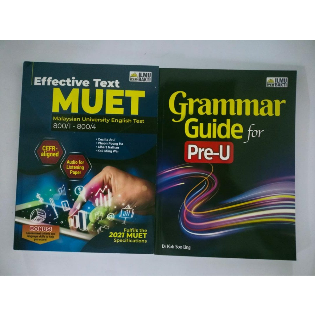Effective Text MUET -2021 Specifications / Grammar Guide For Pre-U ...