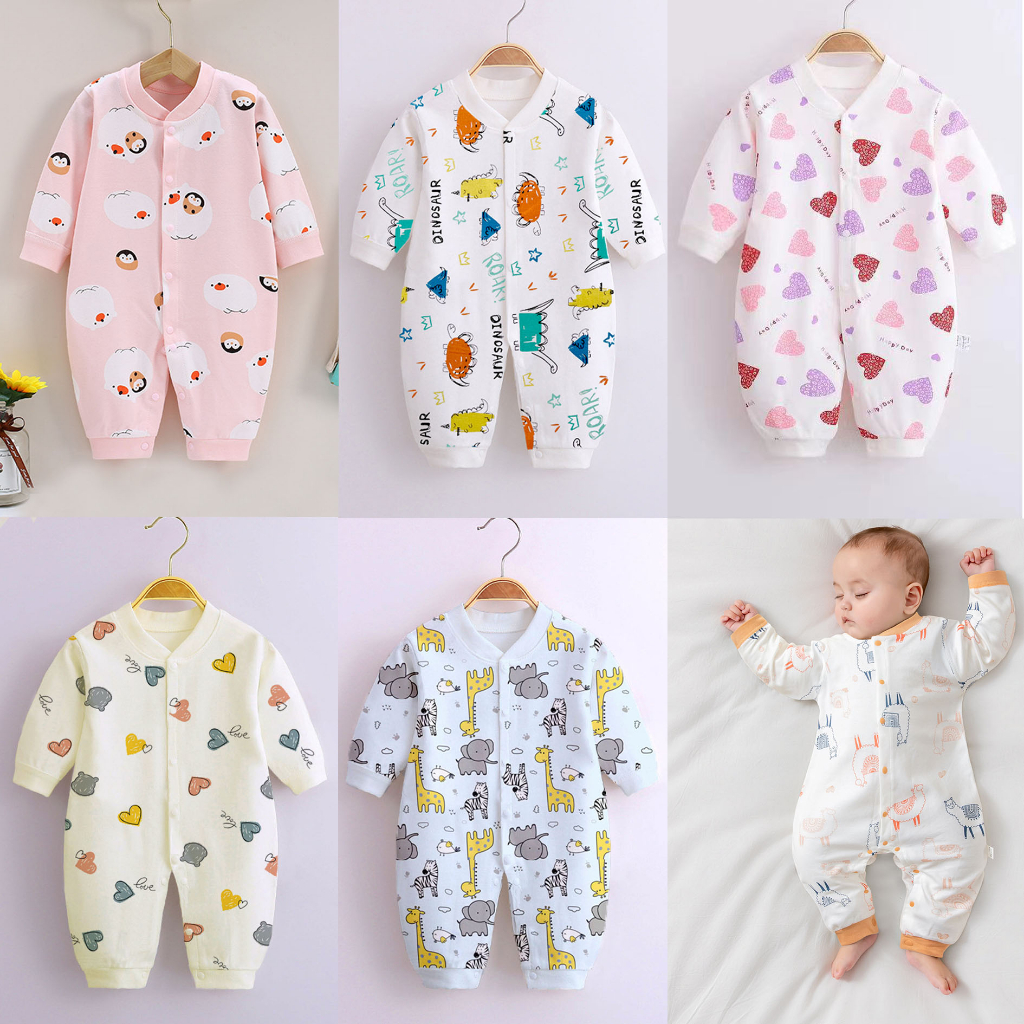 🌸NEW ARRIVAL🌸Rompers Newborn Baby Clothing Girls Boy New Design Comel ...