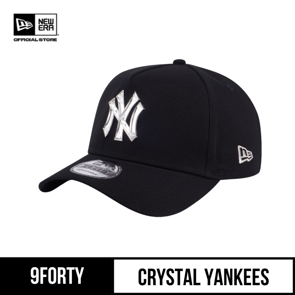 New Era 9FORTY A-Frame New York Yankees Crystal Yankees Black Adjustable Cap | Shopee Malaysia