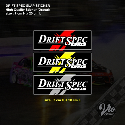 DRIFT SPEC Slap Sticker / Decal (High Quality Sticker) | Shopee Malaysia