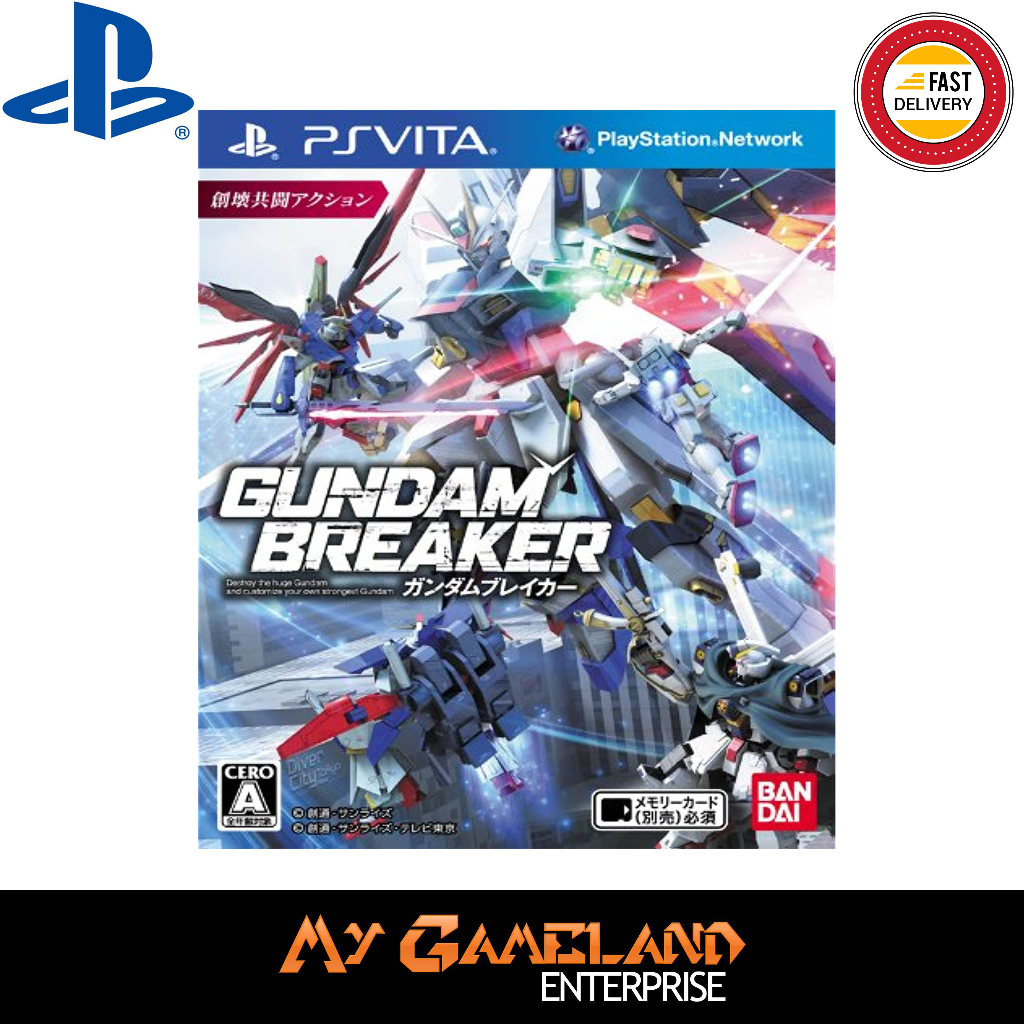 PS VIta Gundam Breaker (R3)(Japanese)(BRAND NEW) | Shopee Malaysia