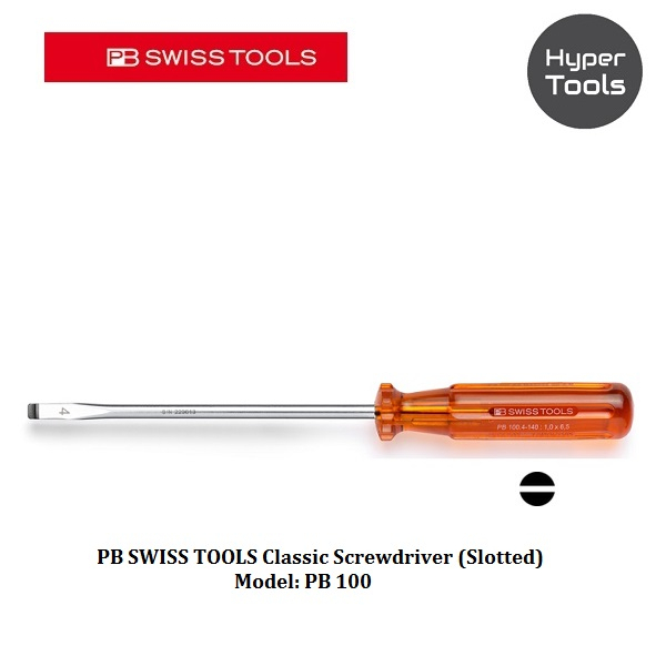 PB SWISS TOOLS Classic Screwdriver (Slotted) - Model: PB 100 | Shopee ...