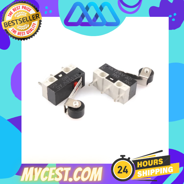 Limit switch on / off small micro switch / 3-pin roller with handle ...