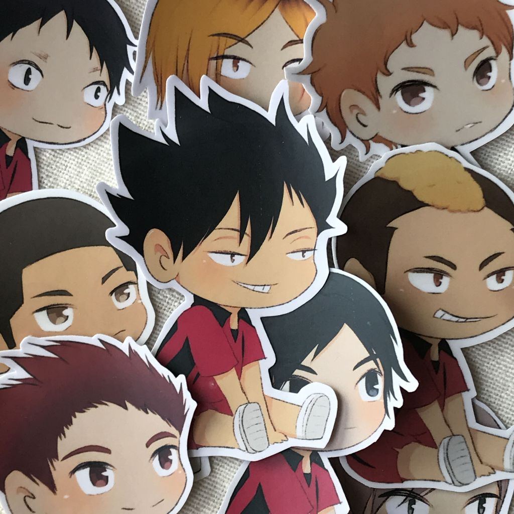 HAIKYUU Stickers [NEKOMA] | Shopee Malaysia