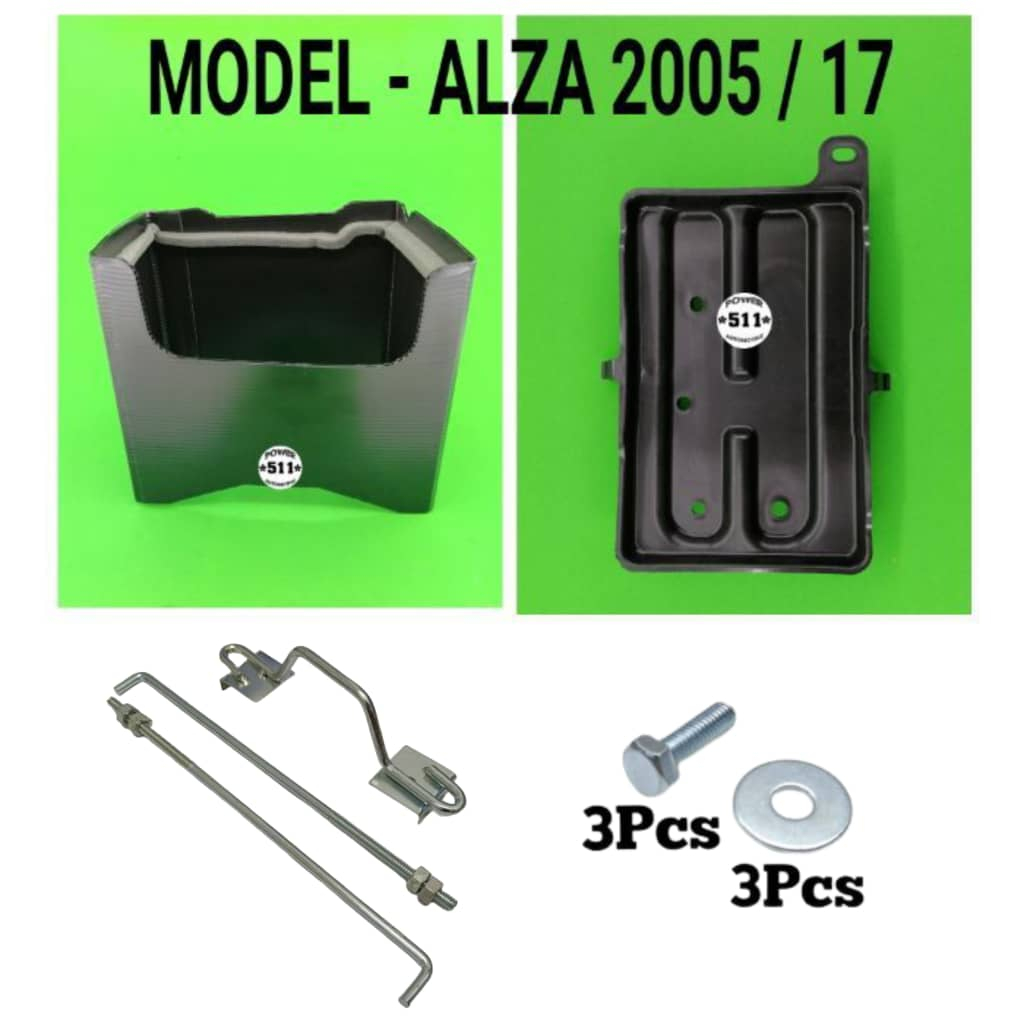 PERODUA MYVI / ALZA BATTERY COVER AND BATTERY SEAT TRAY BRACKET BATTERY ...