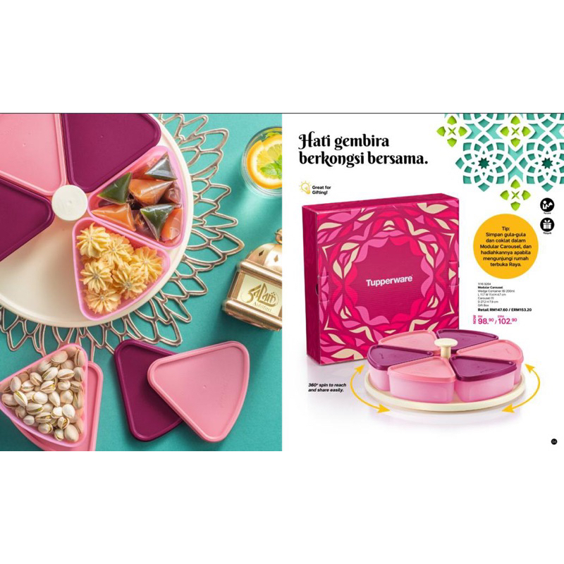 Tupperware Modular Carousel 200ml | Shopee Malaysia