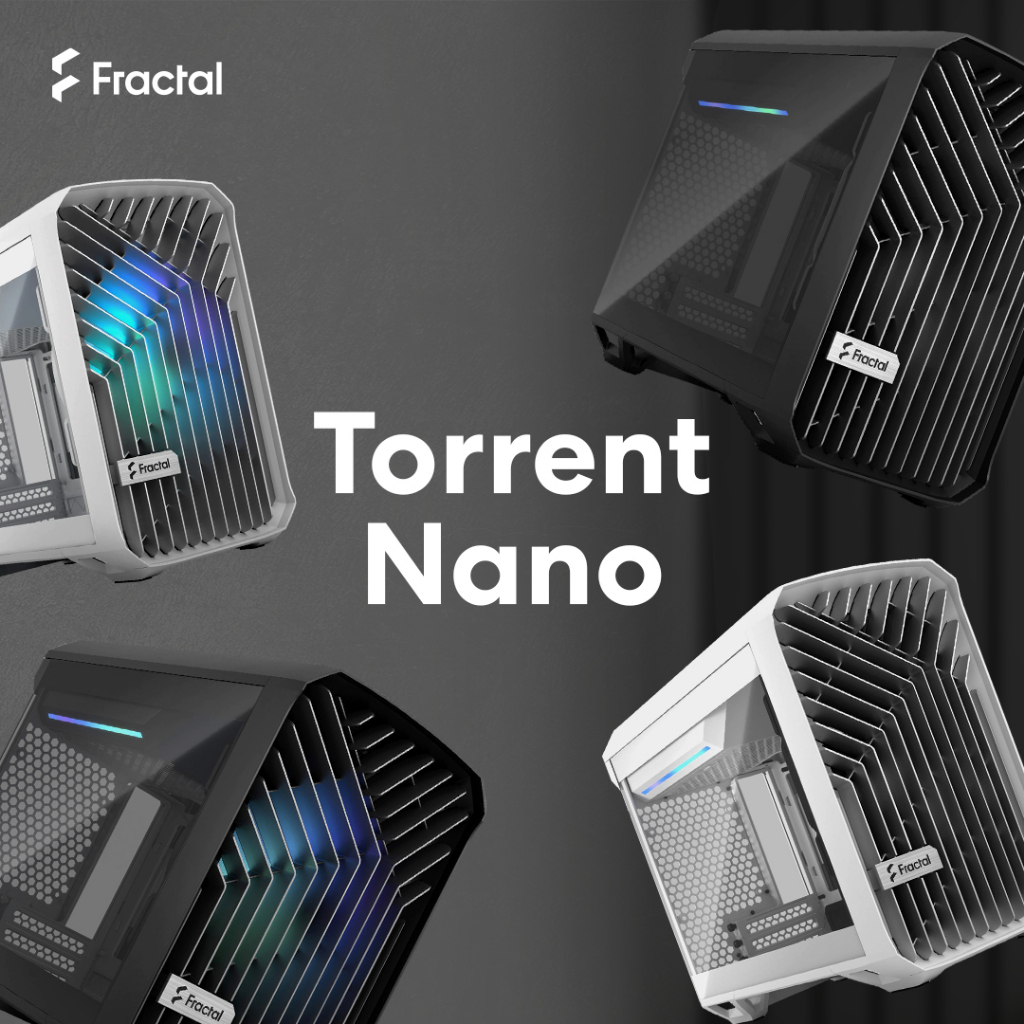 # Fractal Design Torrent Nano Series High Performance Airflow PC Case ...