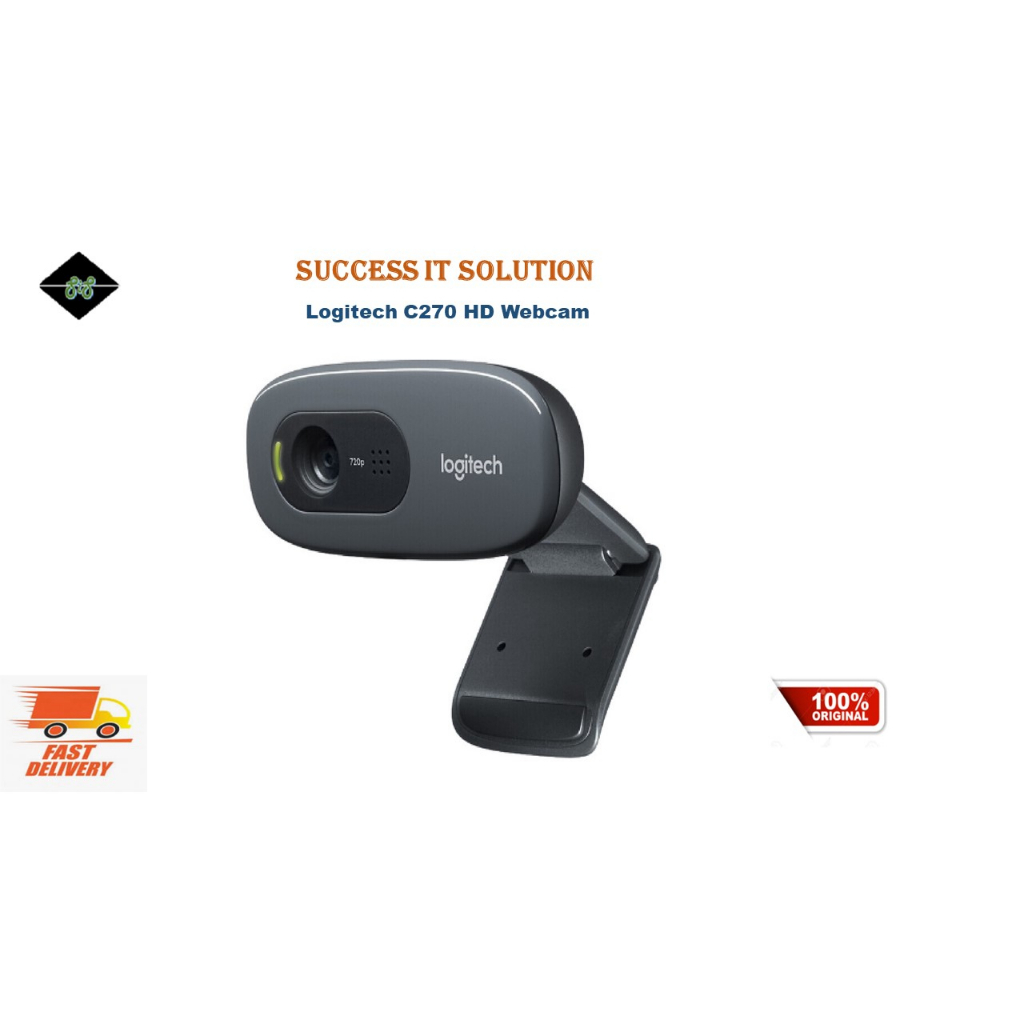 Logitech C270 HD Webcam | Shopee Malaysia