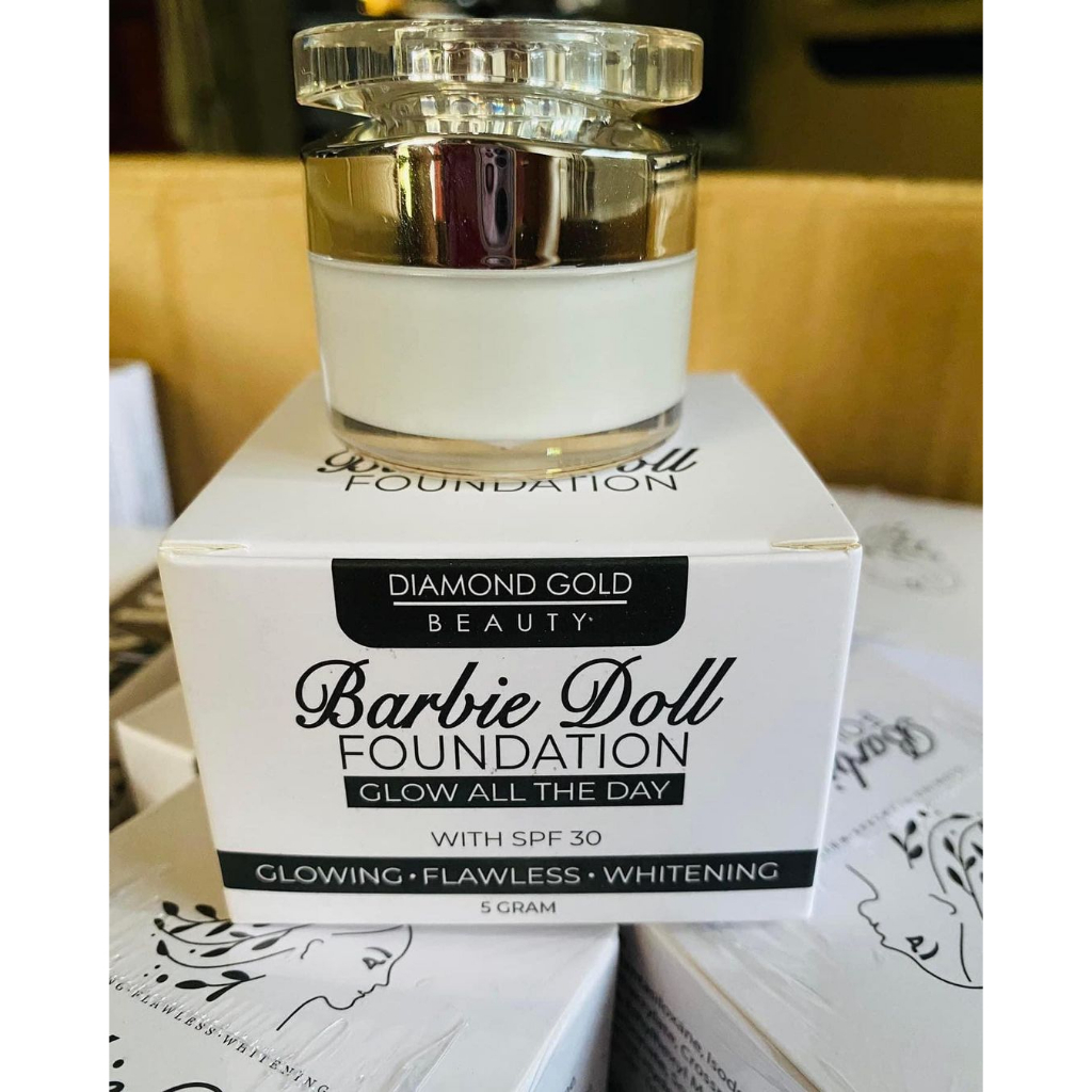 BARBIE DOLL FOUNDATION DG DIAMOND GOLD BEAUTY | Shopee Malaysia