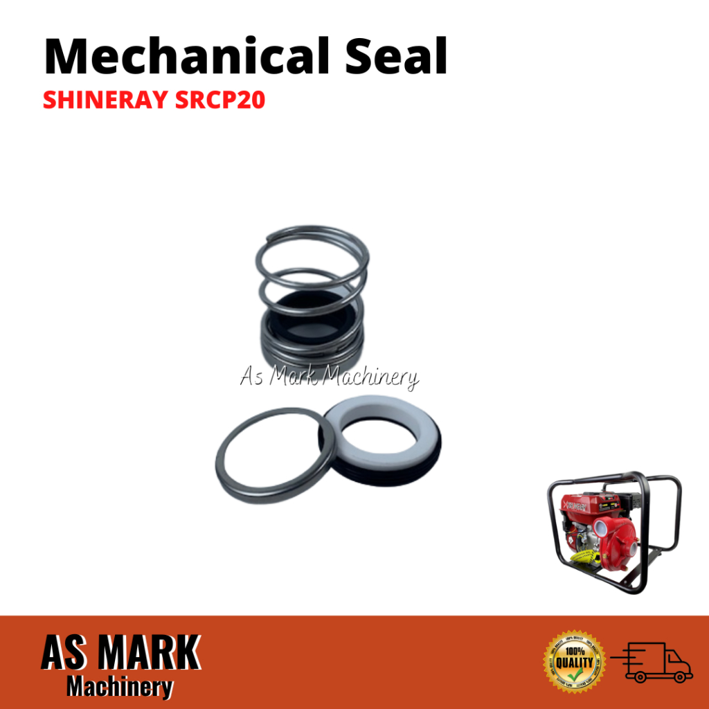 Mechanical Seal / Copper Bush Siput Pump DUCAR SHINERAY 2" SRCP20 Water Pump Seal Mechanical ...