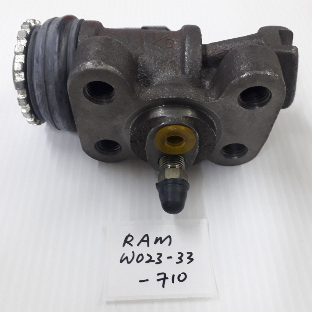 (RAM W023-33-710) (1-1/8") WHEEL CYLINDER BRAKE PUMP FRONT LEFT (DEPAN ...