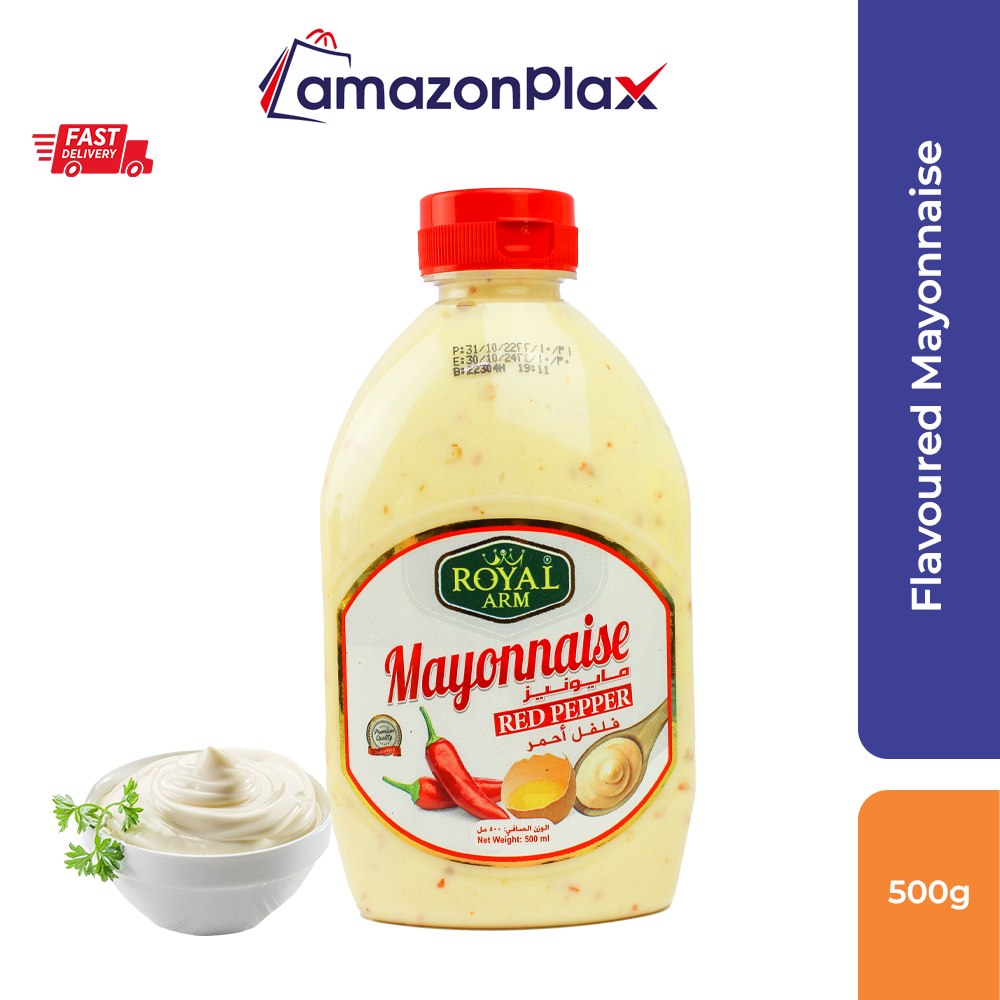 Royal Arm Flavored Mayonnaise 500g ( Red Pepper - Garlic - Black Pepper ...