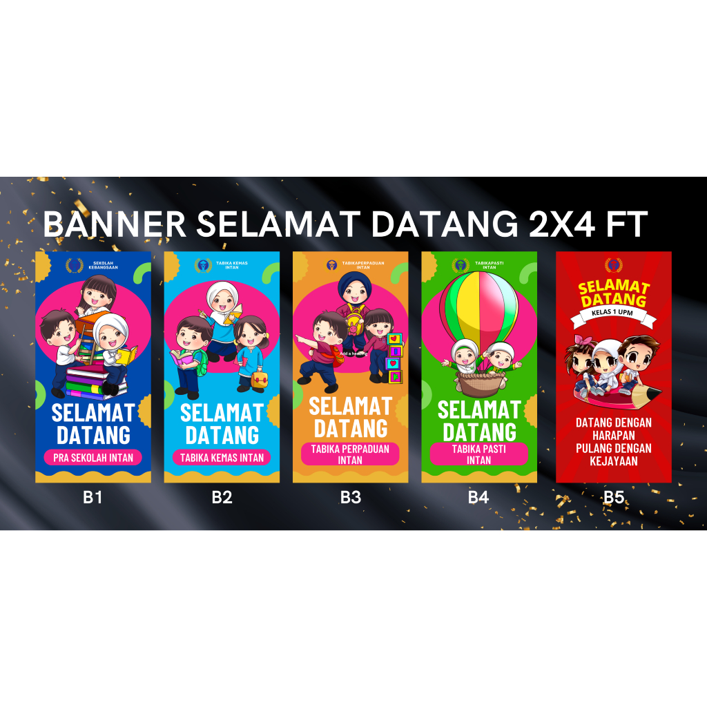 Banner Selamat Datang Tabika Perpaduan Kemas Pasti Prasekolah | Shopee ...