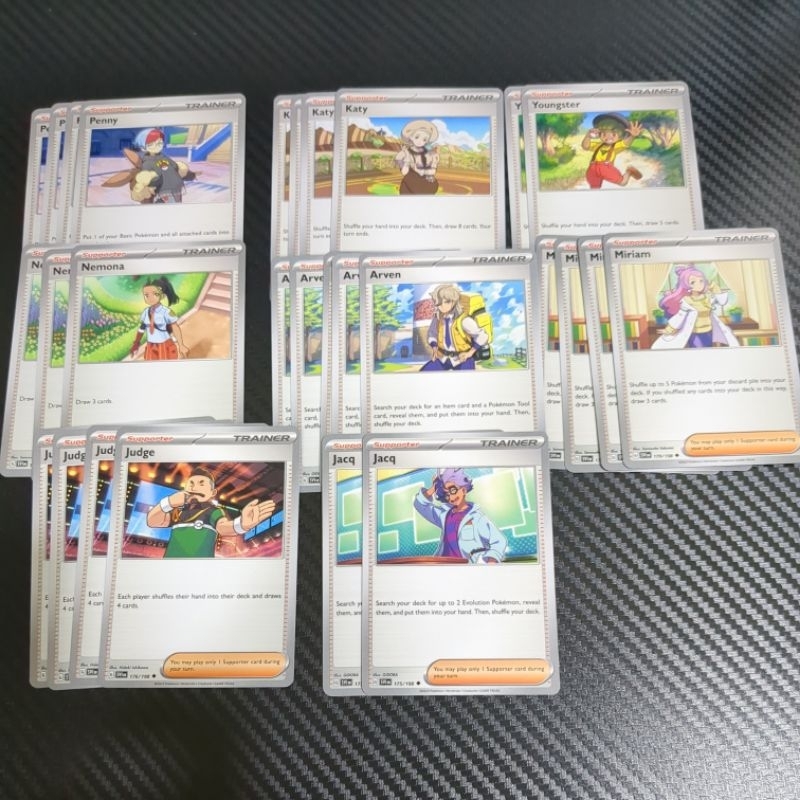 PTCG Pokemon Scarlet & Violet Common Supporter Trainer Card | Shopee Malaysia