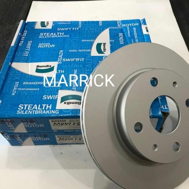 Perodua Axia Bezza Myvi Lagi Best disc rotor Bendix front | Shopee Malaysia