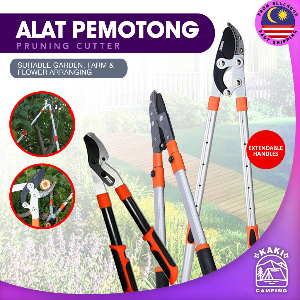 Tree Branch Cutter Heavy Duty Lopper Gunting Pokok Heavy Duty Pemotong ...