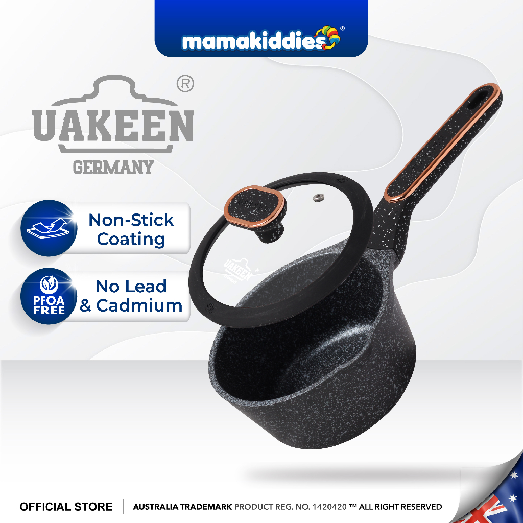 Germany Uakeen Golden Series 16Cm Saucepan Milk Pan Soup Pot Non-Stick ...
