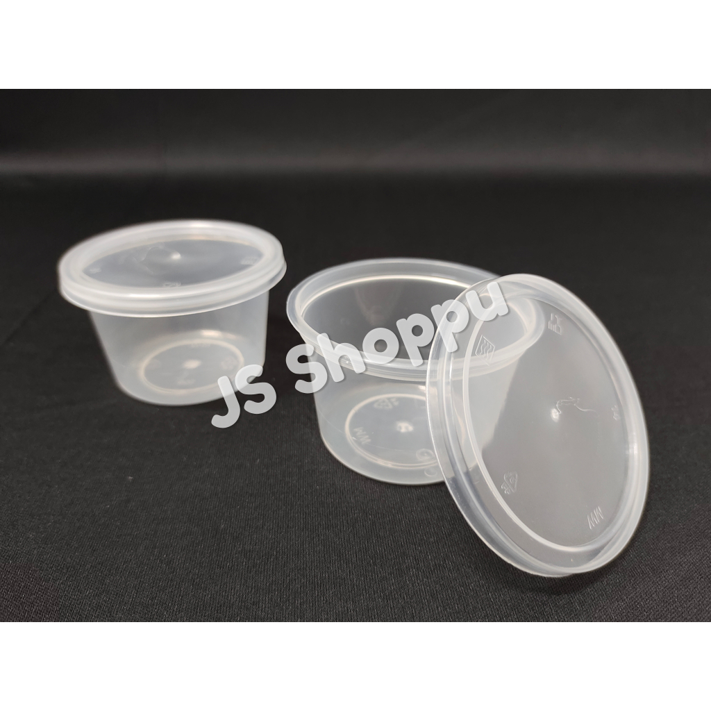 MW 6oz Round Container With Lid (100pcs±) / 50ml Container / Disposable ...
