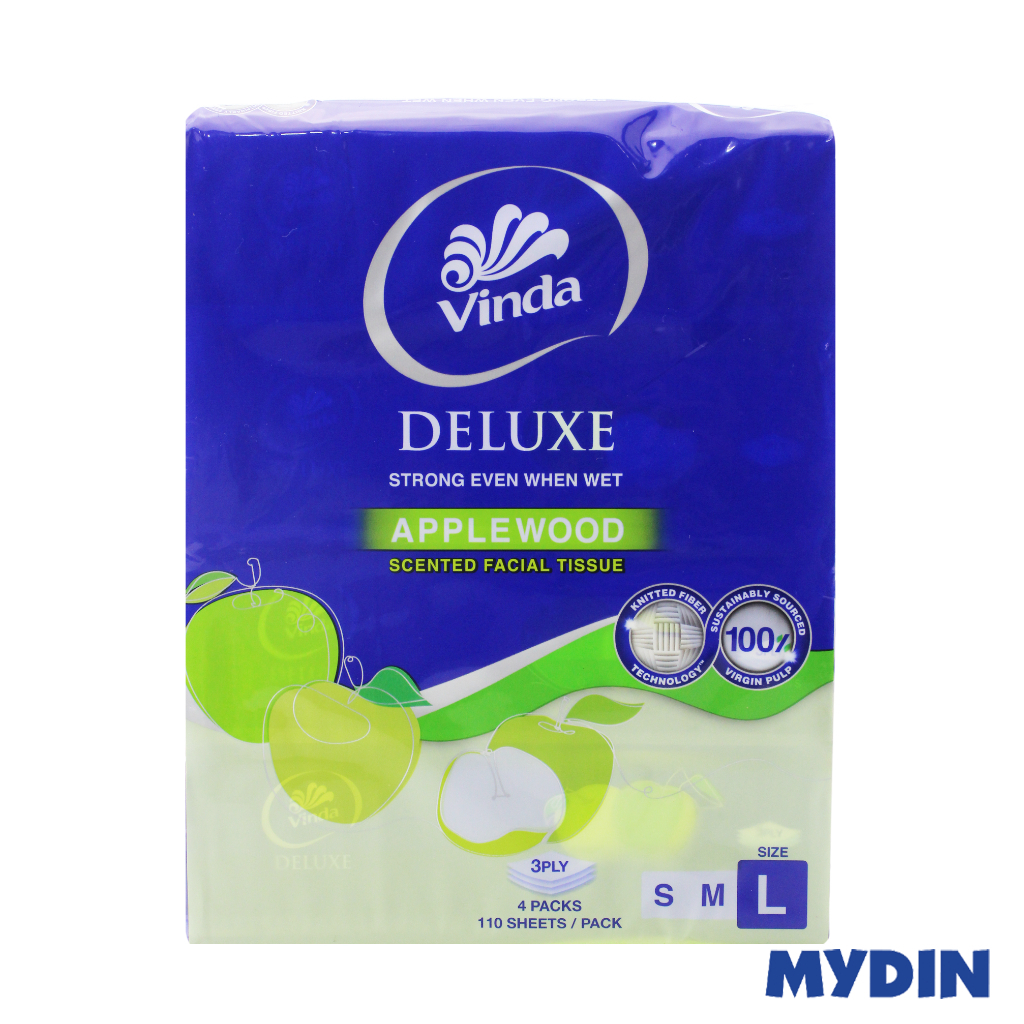 Vinda Deluxe Scented Applewood 3Ply (4 x 110s) | Shopee Malaysia