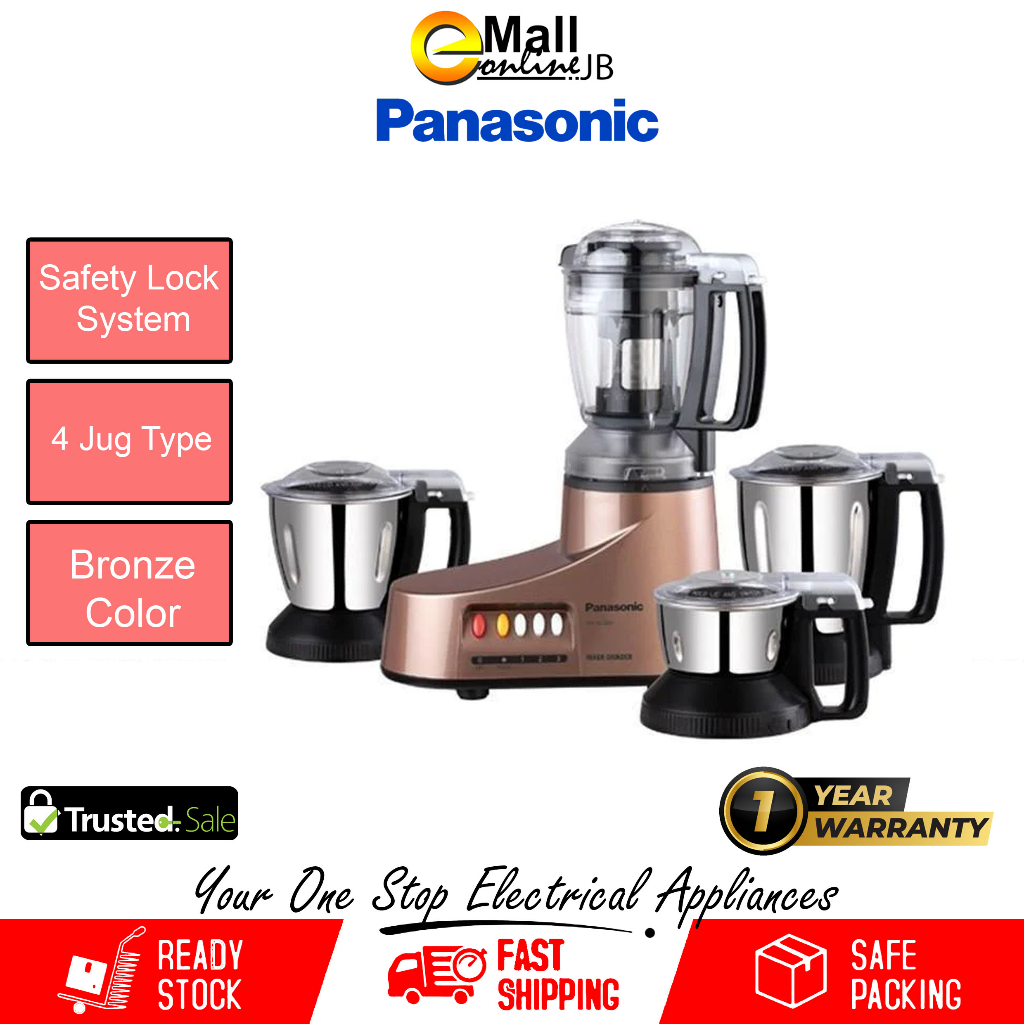 Panasonic Mixer Grinder MX-AC400 MX-AC400TSK | Pengisar | Shopee Malaysia