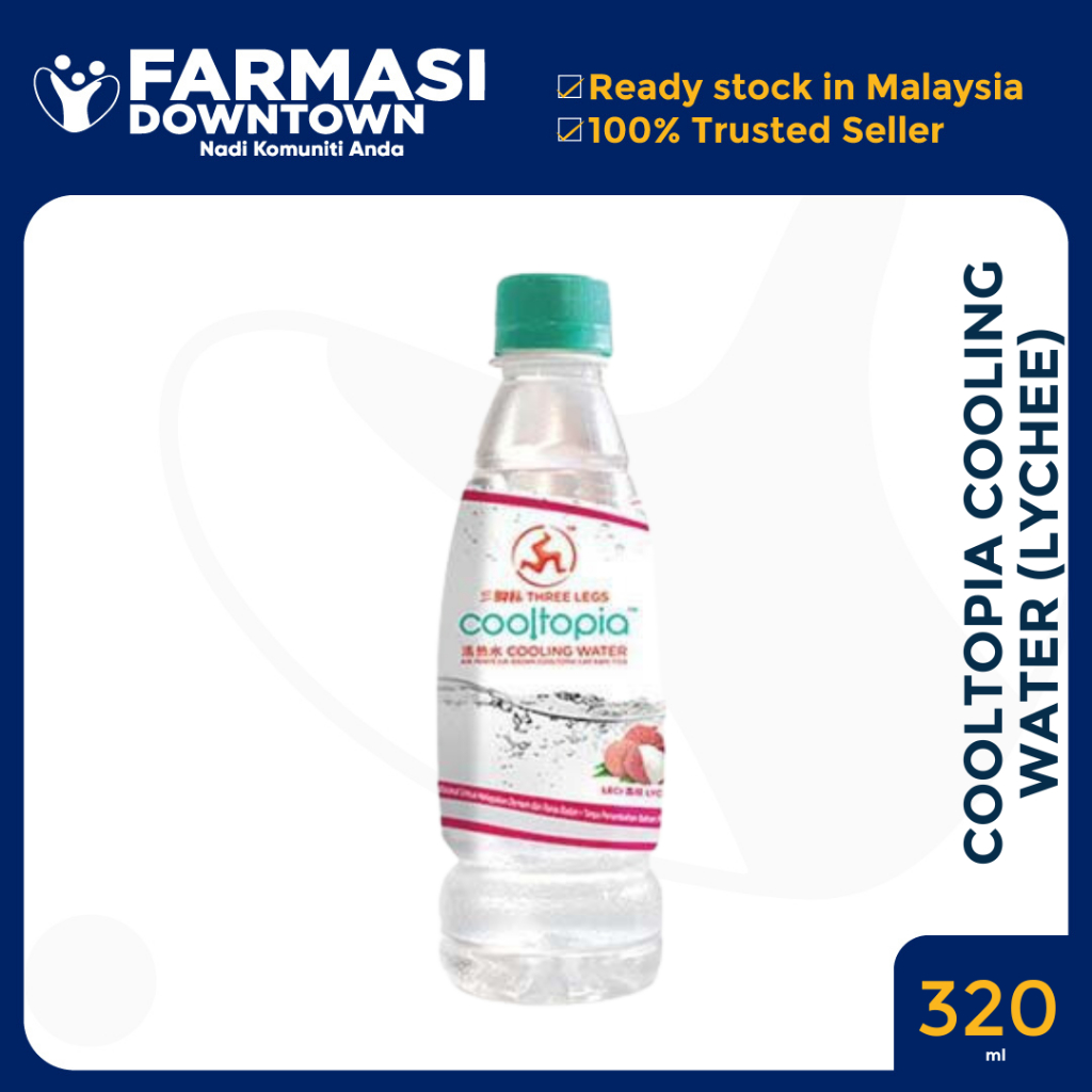 COOLTOPIA COOLING WATER (LYCHEE) 320ML | Shopee Malaysia