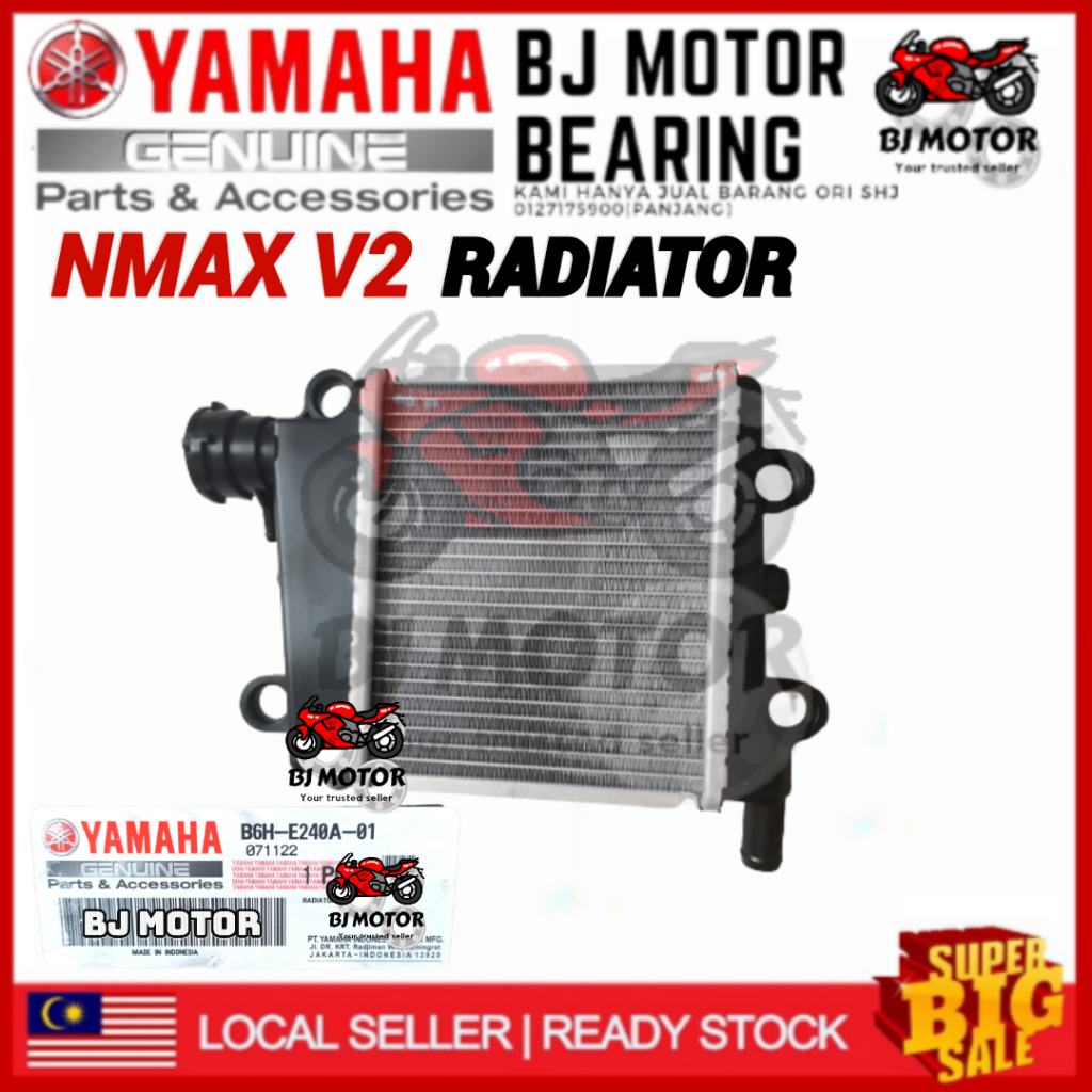 NMAX V2 RADIATOR ASSY NMAX V2 TANGKI COOLANT NMAXV2 RADIATOR 100% ...