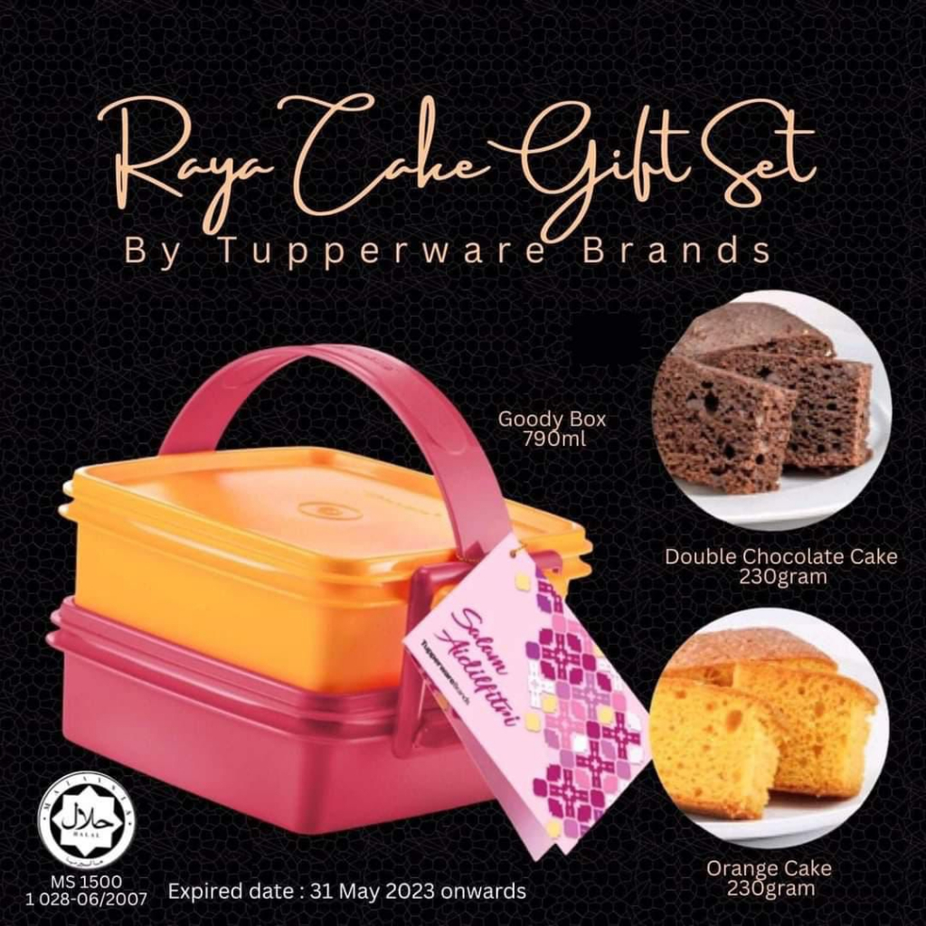 RAYA CAKE GIFT SET (TUPPERWARE) (READY STOCK!!) | Shopee Malaysia