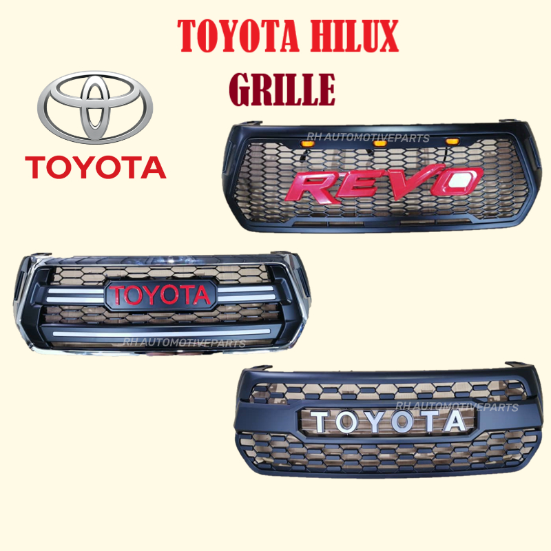 HILUX ROCCO FRONT GRILL **REVO TRD TOYOTA 2018 2019 2020 | Shopee Malaysia