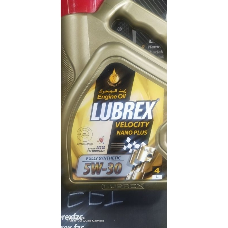 LUBREX ENGINE OIL FULLY SYNTHETIC 5W30 FREE | Shopee Malaysia