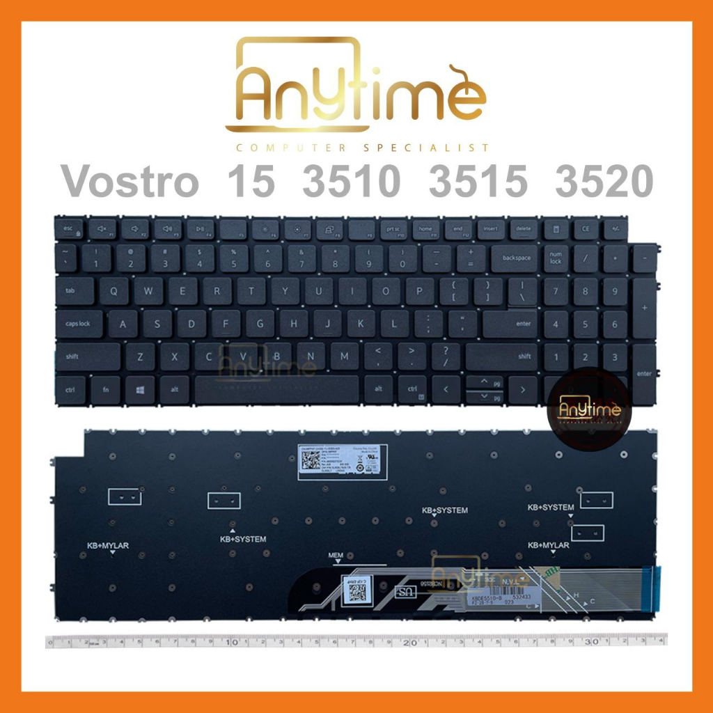 Dell Vostro 15 3510 3515 3520 3525 5510 5515 P106F keyboard laptop ...