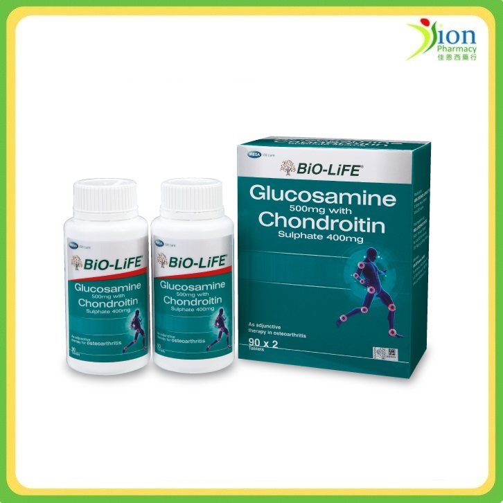 [LIMITED PROMOTION] BIO-LIFE GLUCOSAMINE 500MG + CHONDROITIN 400MG ...
