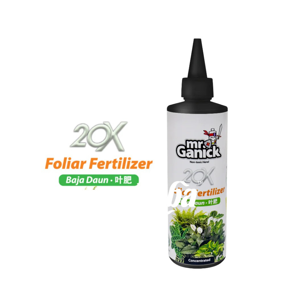 Mr GANICK 20X Foliage Fertilizer (250ML)Baja Dedaunan Mr GANICK 20X (250ML) | Shopee Malaysia