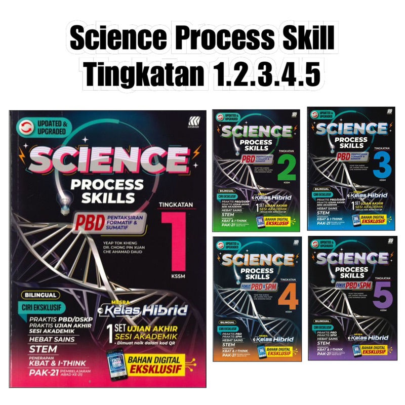 [MBO]2023 SCIENCE PROCESS SKILL KSSM TINGKATAN 1.2.3.4.5 ( Sasbadi ...