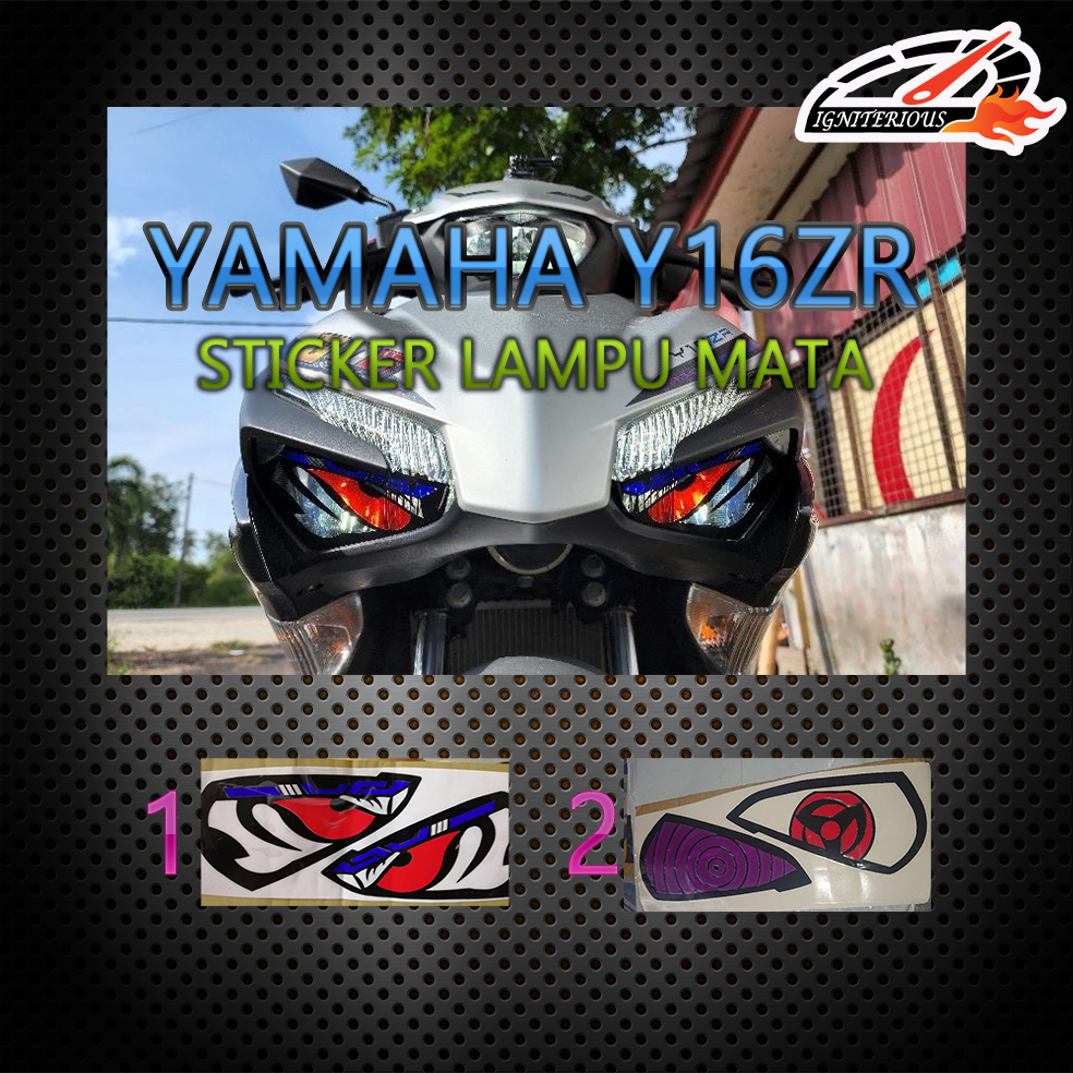 STICKER LAMPU MATA YAMAHA Y16ZR (Kiri/kanan) | Shopee Malaysia