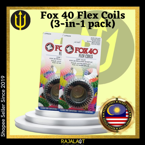 Fox 40 Flex Coils (3-in-1 pack) | Shopee Malaysia