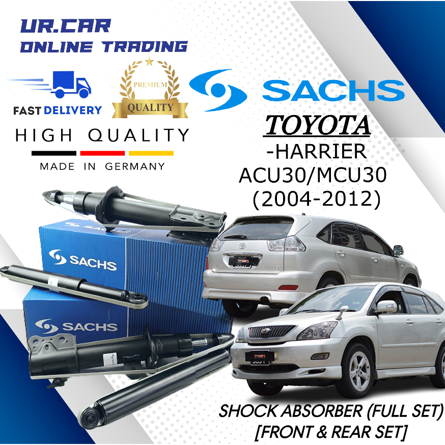 SACHS TOYOTA HARRIER ACU30 / MCU30 (2004 - 2012) SHOCK ABSORBER FULL ...
