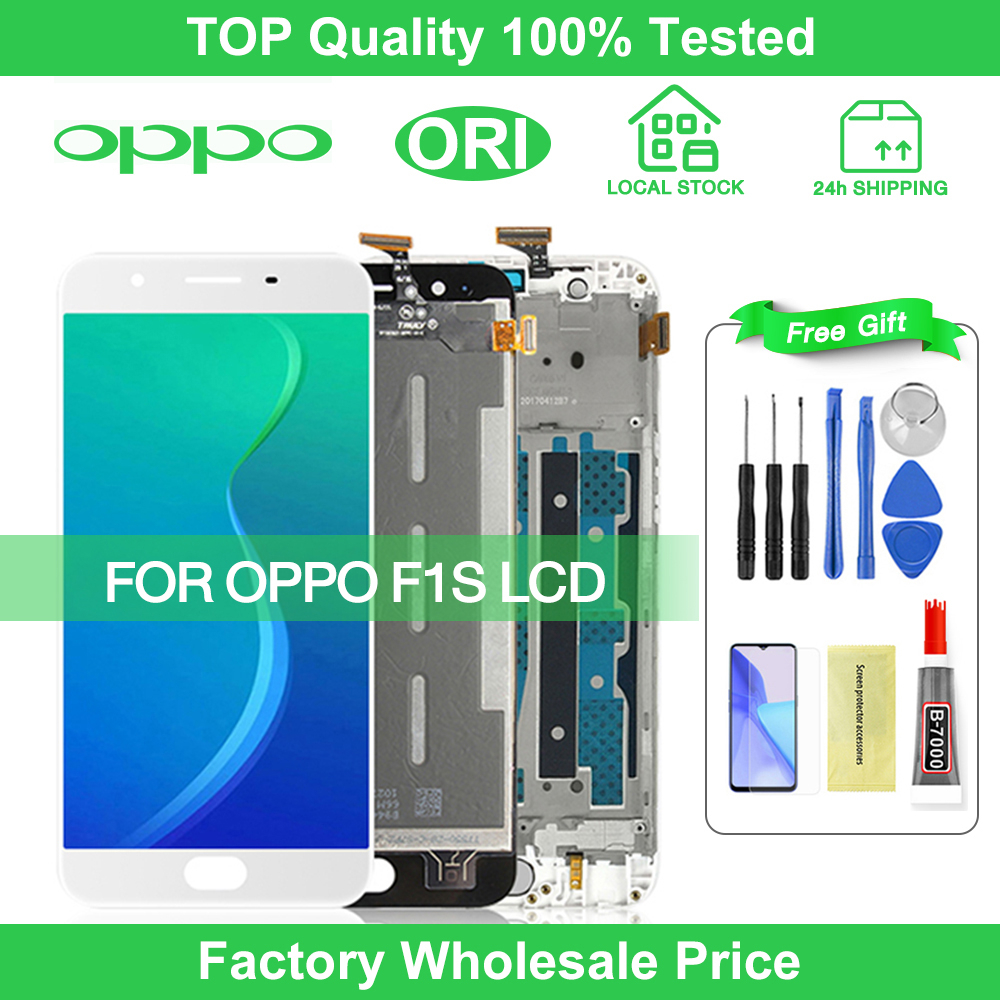Original LCD With Frame For OPPO F1S LCD Display Screen Touch Digitizer ...
